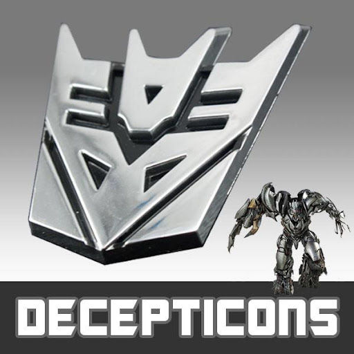3D Transformer Car Badge Logo - Metal | Daraz.pk
