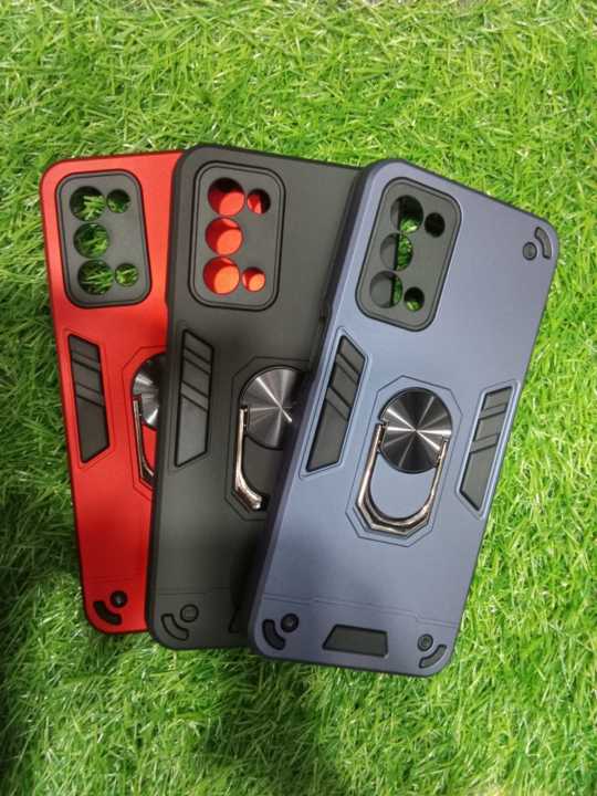 OnePlus N200 5G Back Cover Shockproof Armor Cover Magnetism Holder Back ...