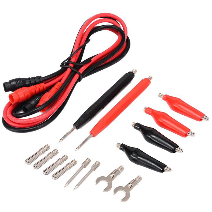 16pcs in 1 set Universal Digital Multimeter Probe 90cm Needle Tip Probe ...