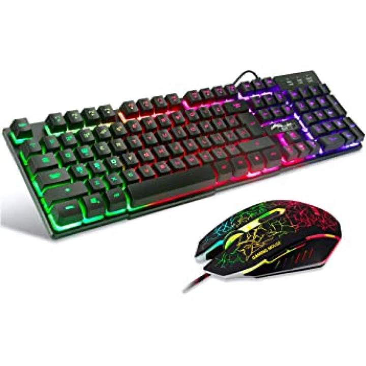 RGB Semi mechanical Gaming keyboard and Mouse Combo (same as shown 100% ...