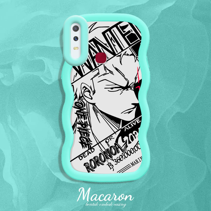 BILI for Vivo Y11 2019 Back Cover Cartoon One Piece Pattern Design Wavy ...