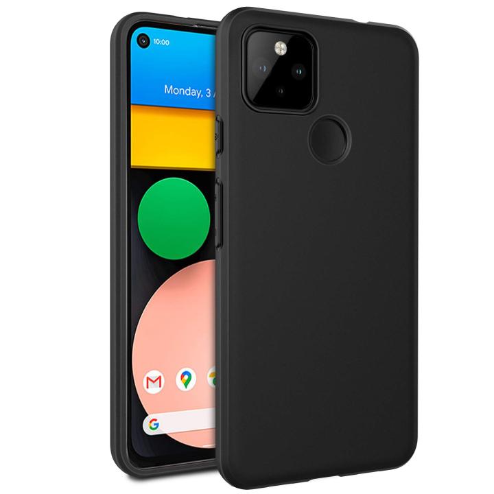 Near Mart Google Pixel 4a 5G, Ultra Thin Matte Black TPU Phone Cases ...