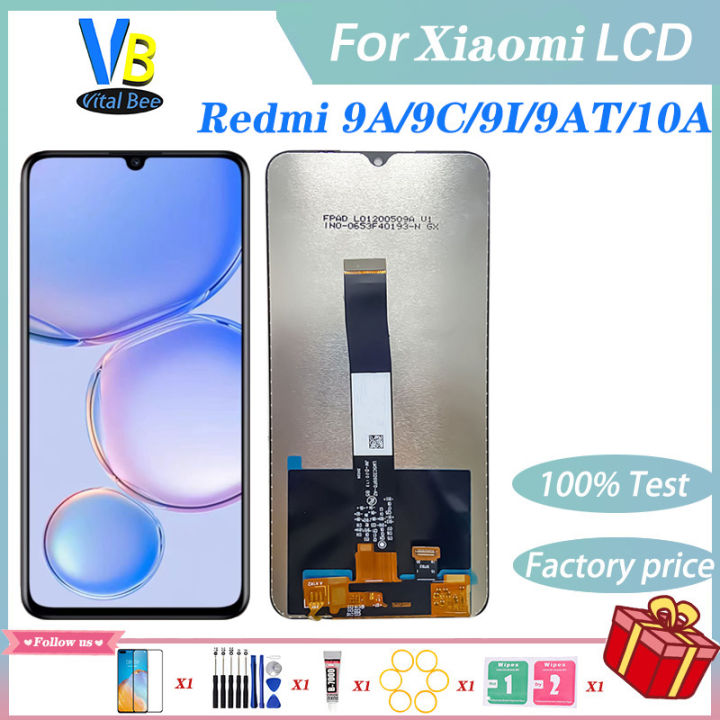 LCD For Xiaomi Redmi 9A / 9C / 9i / 9AT / 10A LCD Display Touch Screen Digitizer Assembly ...