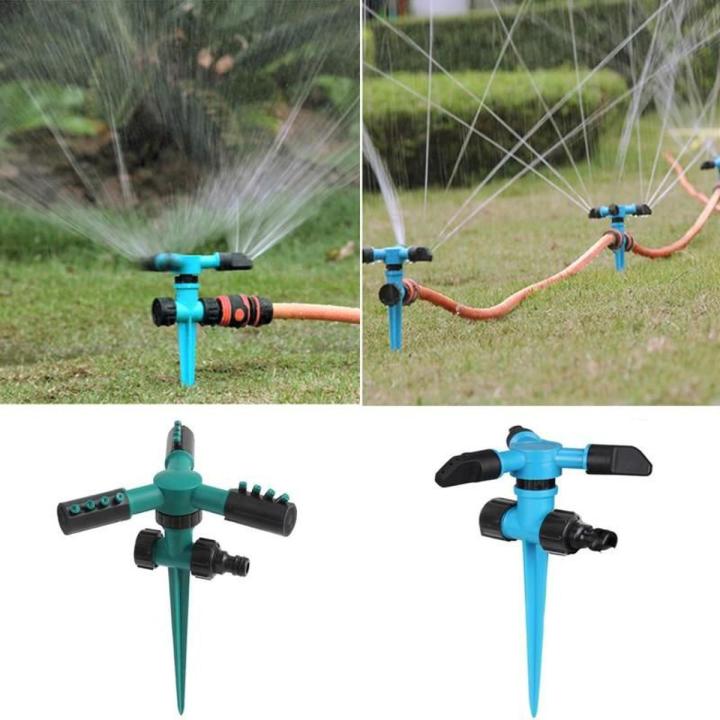 Degree three-arm Water Sprinkler System for the garden, Lawn irrigation ...