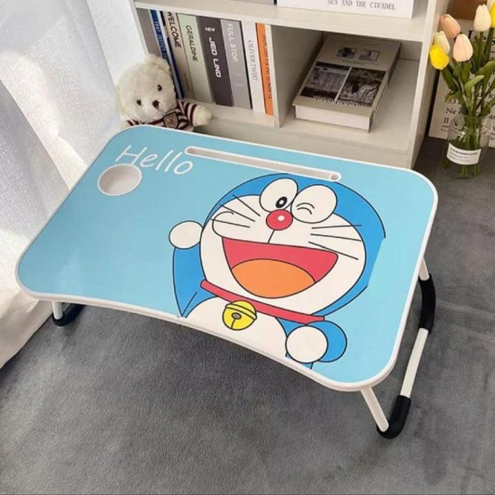 Kids Desk Table Multipurpose Doraemon Printed Table For Kids, Toy Table, Foldable Study Table ...