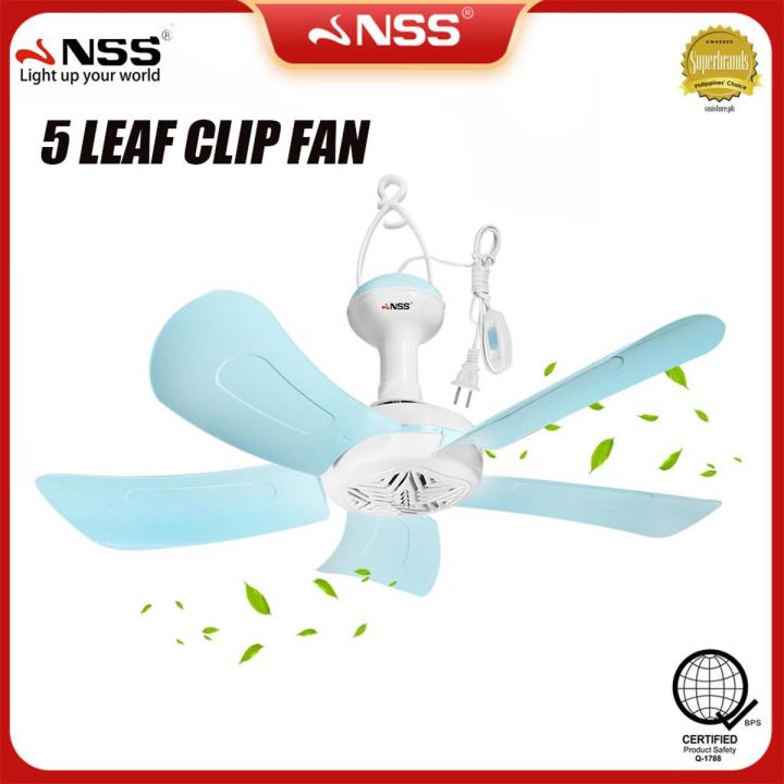 Effective cooling NSS 5 blade fan ceiling fan portable clip fan heat ...