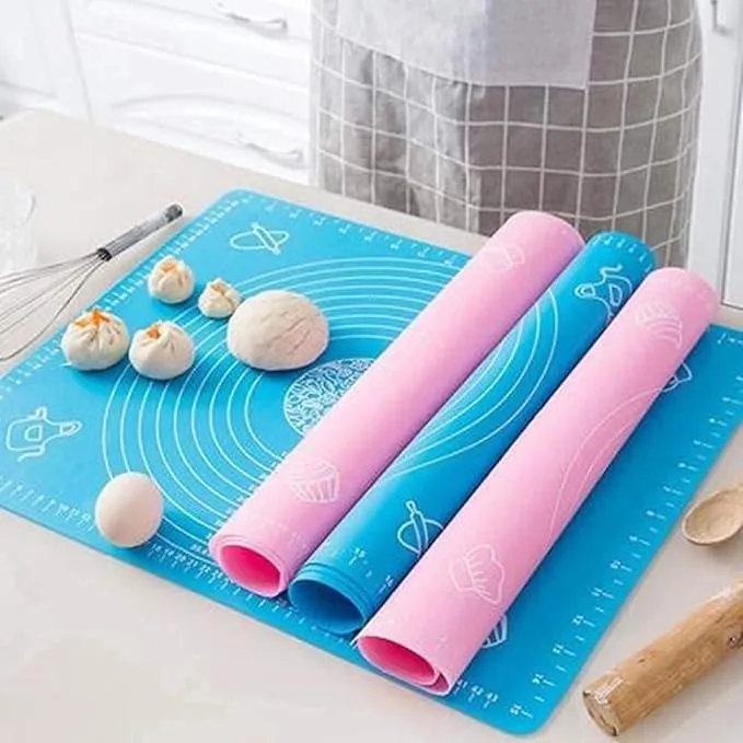 Large Silicone Rolling Mat with Measurements – Non-Stick Fondant ...
