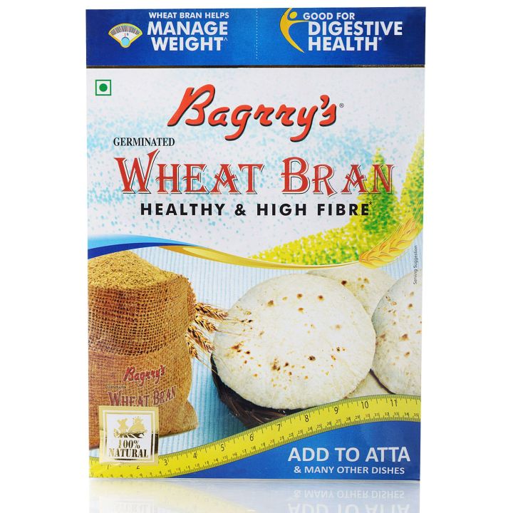 Bagrry's Wheat Bran | High in Fibre & Protein | Helps Reduce ...