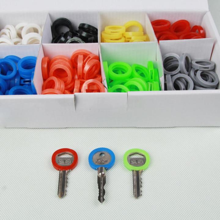 24PCS Colorful KEY TOP COVERS Head/Caps/Tags/ID Markers MIXED TOPPERS ...