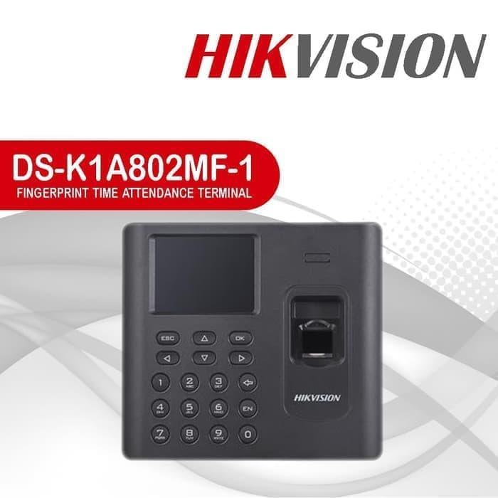Hikvision Attendance Machine -Model DS-K1A802MF-1 - Finger Print And ...