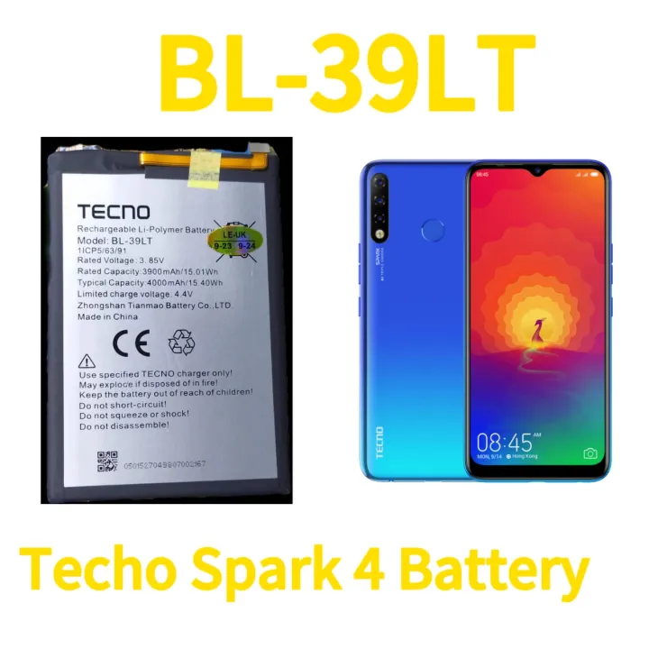 Techno Spark 4 Battery, BL-39LT Battery, Techo Battery | Daraz.pk