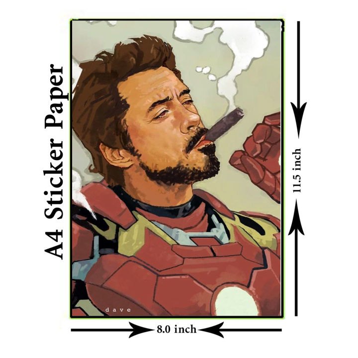 tony stark sticker | Daraz.pk