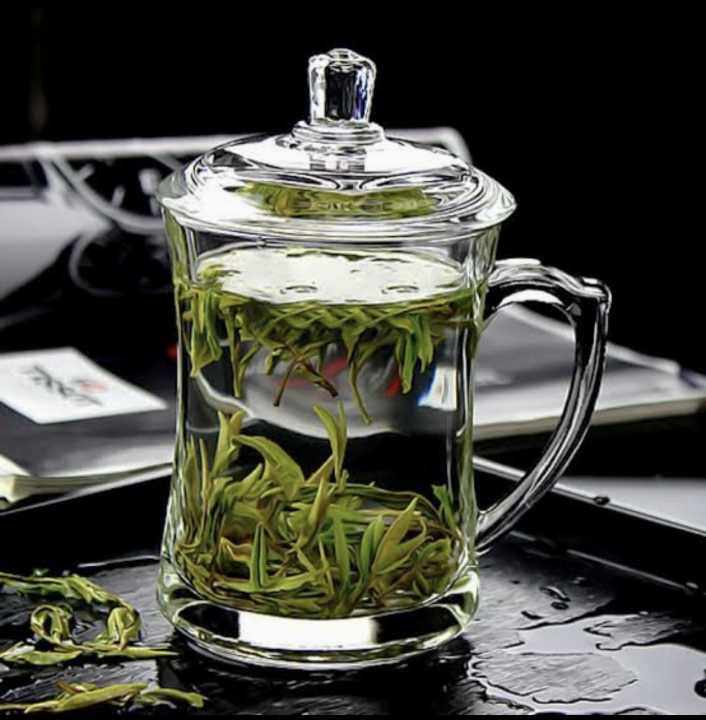 Coffee Mug With Lid, Delisoga Green Tea & Tea Mug, Juice Mug, 360ml ...