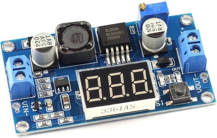 XL6009 Boost Converter with display Step up Voltage Converter Module ...