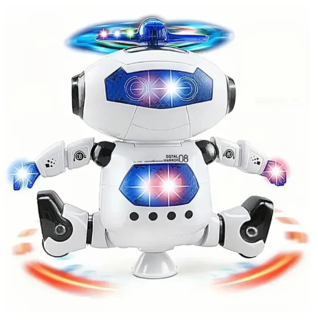 Dancing Robot Toy with Lights, Music & 360° Rotation – Interactive Fun ...