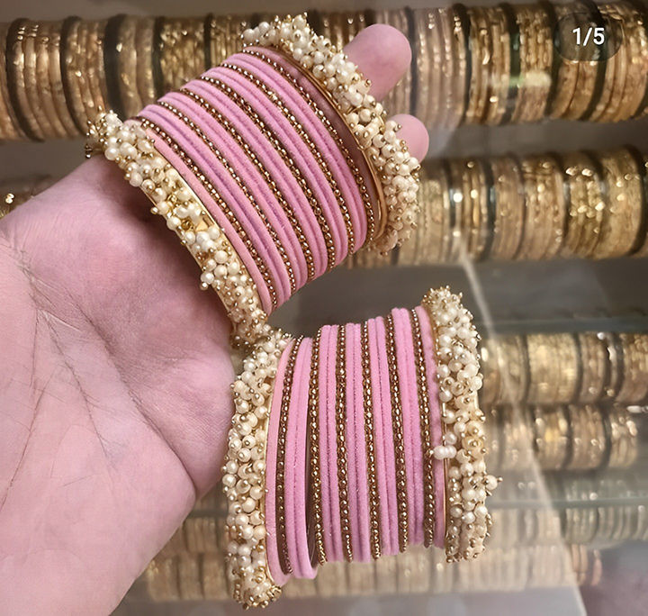 light pink bangles set chooriyan for women | Daraz.pk