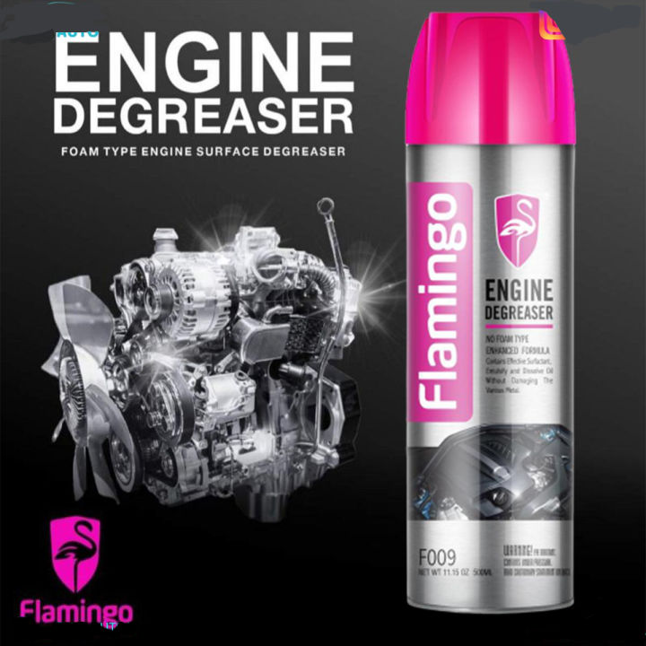 AutoXpert Flamingo Engine Degreaser Foam 500ML Spray - Heavy Duty ...