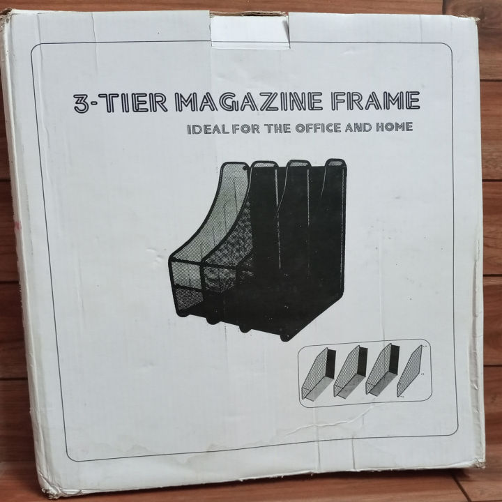 Heavy Duty 3 Tier Magazine Frame & File Holder Art # 3-Tier-TLJ-01 ...