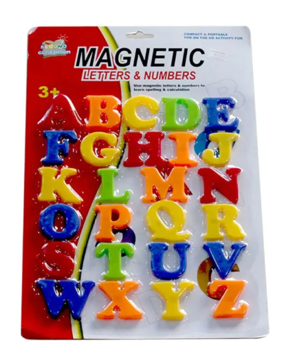 Magnetic Alphabet Sticker Toys Letters A to Z Children Kids Learning ...