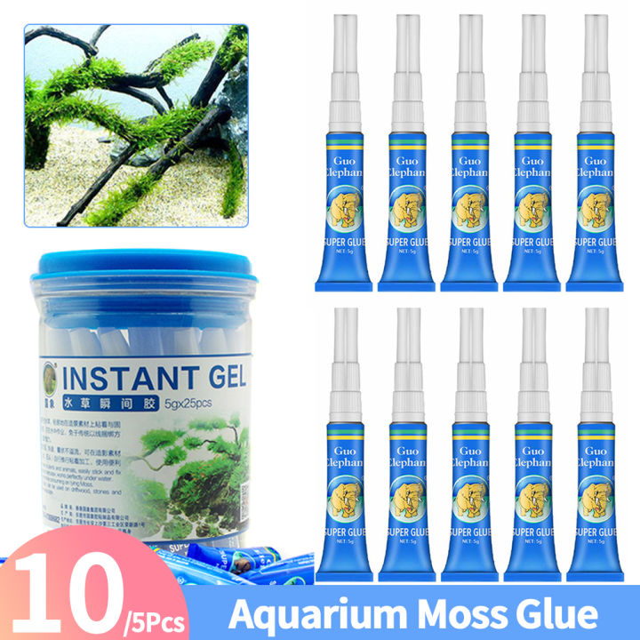 5/10 Pcs Fish Tanks Landscaping Glue Aquarium No Marks Aquarium ...