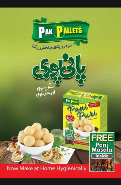 PANI PURI pack of 6 include masala in box | Daraz.pk