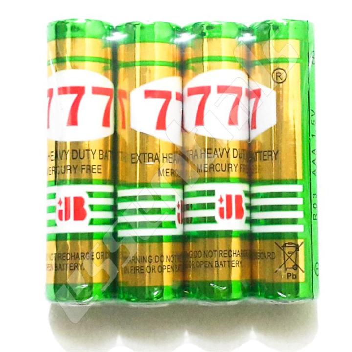 4 Original 777 Heavy Duty 1.5V AA R06 Batteries Long Life Pencil Cell ...