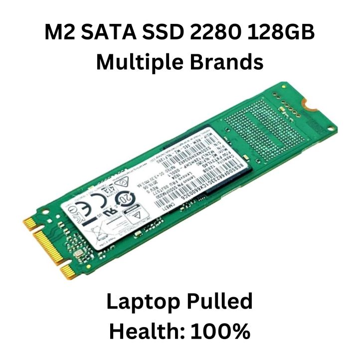 Multiple Brands 100% Health 128gb M2 SATA SSD Double Cut M.2 SSD | Daraz.pk