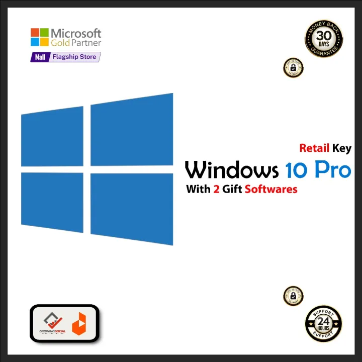 Windows 10 Pro Retail License Product Key | Daraz.pk