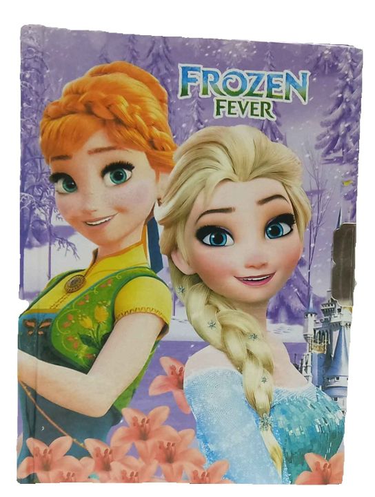 Frozen Cover Mini Fancy Small Frozen Lock Diary Small for Girls | Pages ...