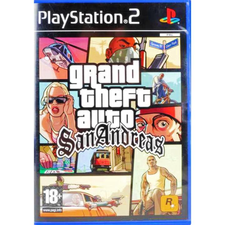 Grand Theft Auto (GTA): San Andreas - PlayStation 2 / PS2 Game DVD ...