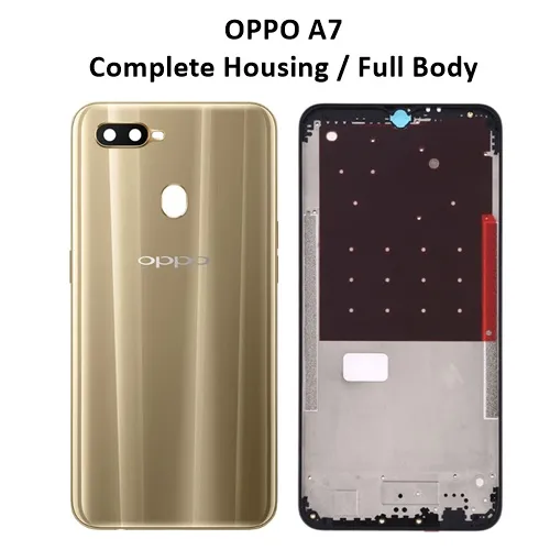 OPPO A7 Complete Body Replacement with Button and Camera Lens , Full ...