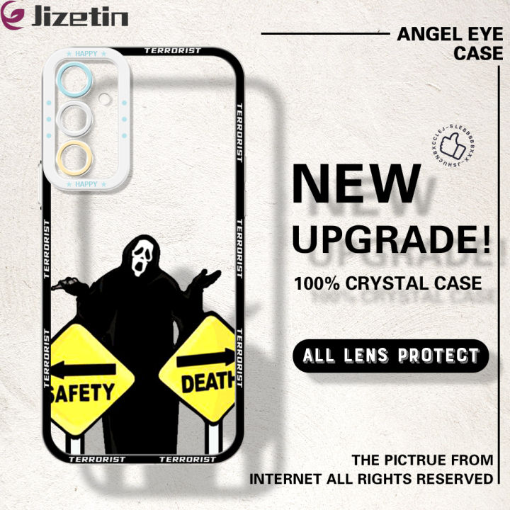 Jizetin for Samsung A24 4G Back Cover Transparent Ghostface Scream Soft ...