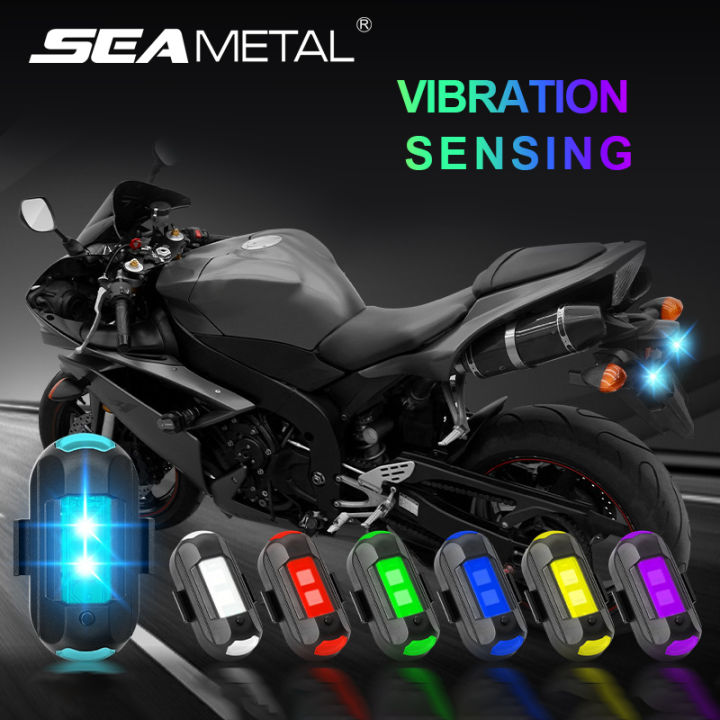 Universal Led Aircraft Strobe Light Motorcycle Car Warning blinker Lamp ...