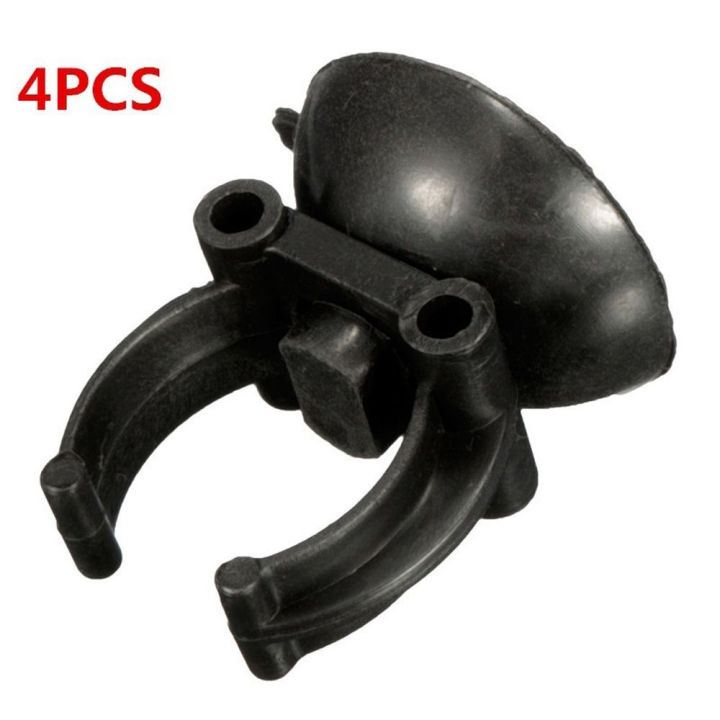 4pcs/set Fixed Holder Black LED Lights Tubing Fish Aquarium Heater Clip ...