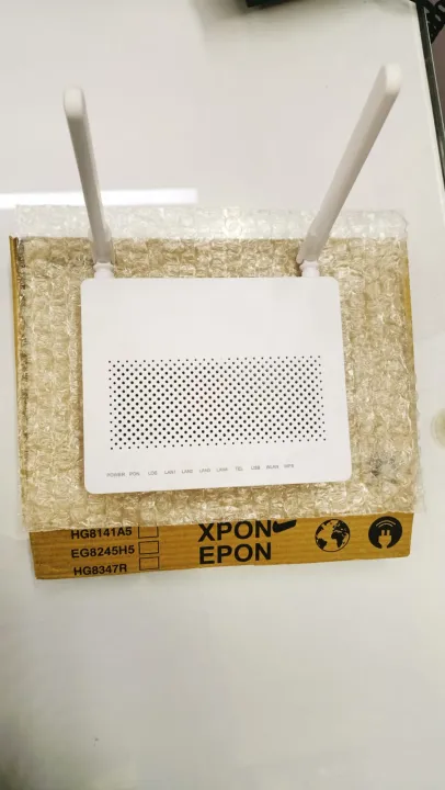 HUAWEI HG8546M XPON 5dBi Long-Range Wireless Fiber Optic Router (With ...