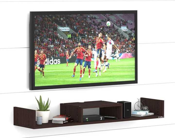 Led tv shelf Wall mounted Lcd racks Wall Mounted Media Console Floating ...