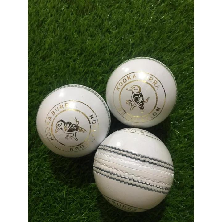 Pack of 3 Three Cricket Hard Balls Leather cork Match Balls | Daraz.pk