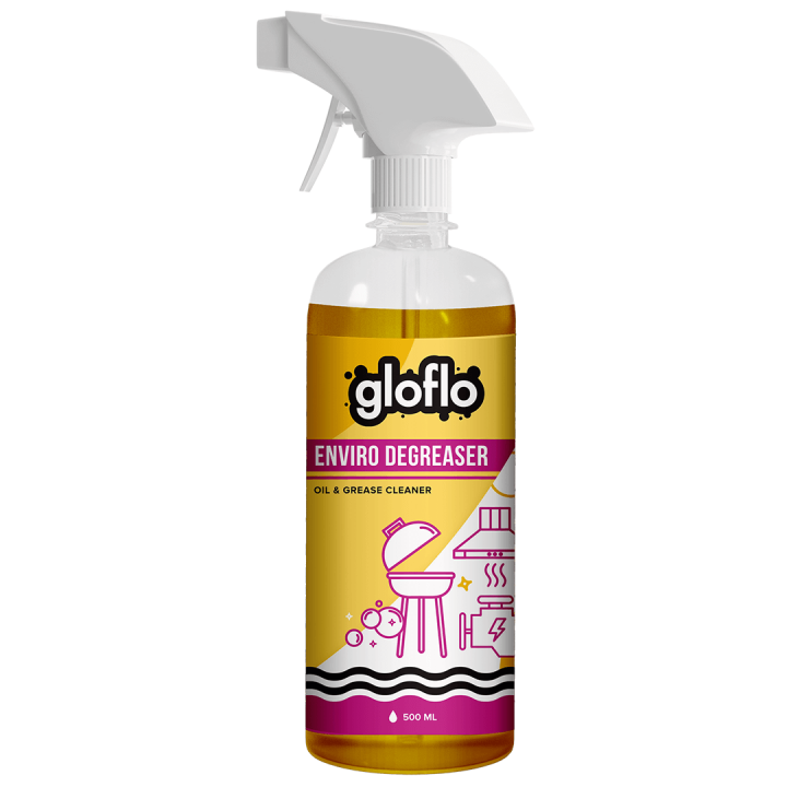 Gloflo Enviro Degreaser (Powerful Oil & Grease Remover - Spray Bottle ...