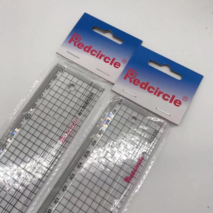 Groove ruler Domestic red ring 50cm/30CM drawing design ruler boundary ...