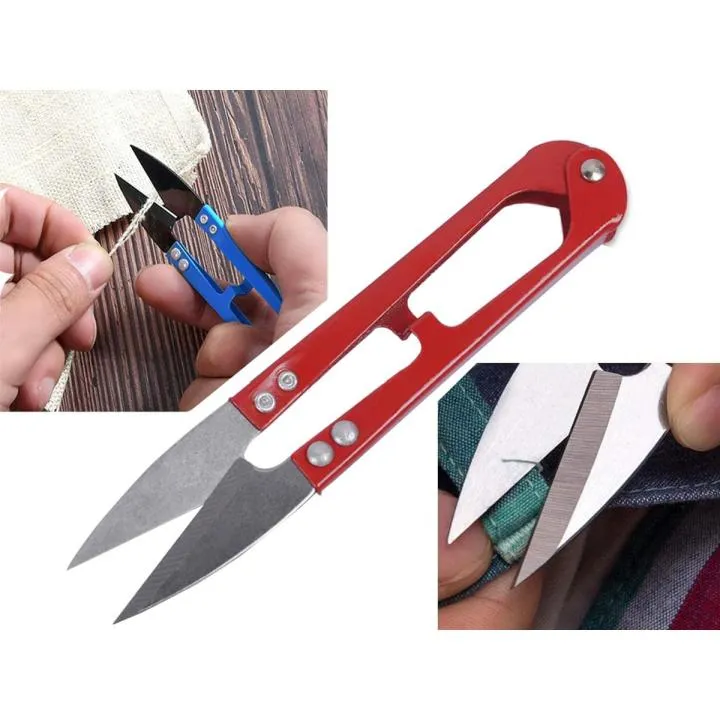 U Shaped Tailor's Thread Cutter Clipper Mini Scissors / Stainless steel ...