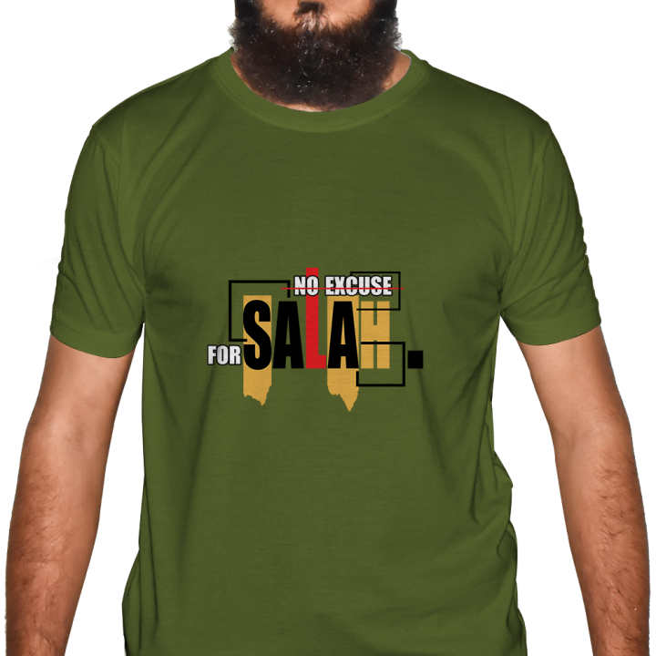 No Excuse Half Sleeve T-Shirt | Daraz.pk