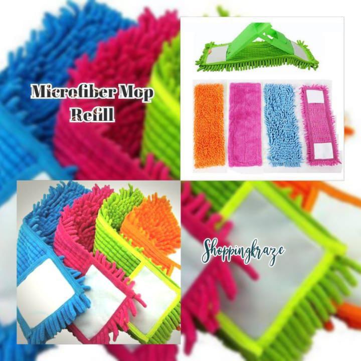 Microfiber Mop Refill Mix Colors Best Quality | Daraz.pk