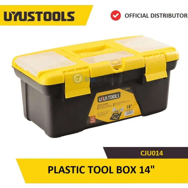 UYUSTOOLS CJU014 PLASTIC TOOL BOX 14" | Daraz.pk