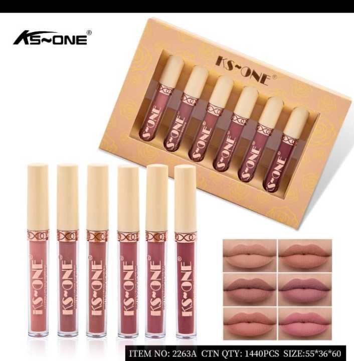 Ks one 6pec lip gloss | Daraz.pk