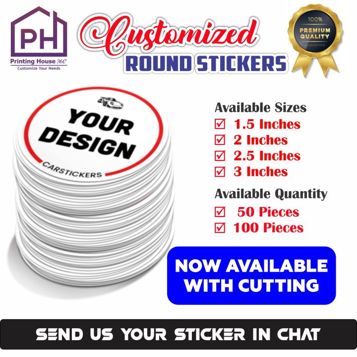Customize Round Stickers - Custom Logos - Wedding Stickers - Design ...