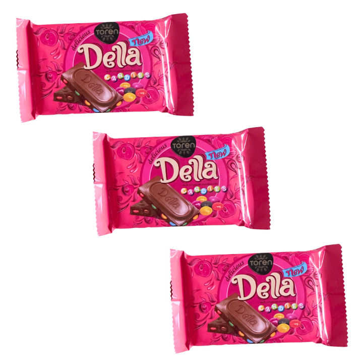 Toren Della Milky Compound Chocolate with Candies – Creamy & Crunchy ...