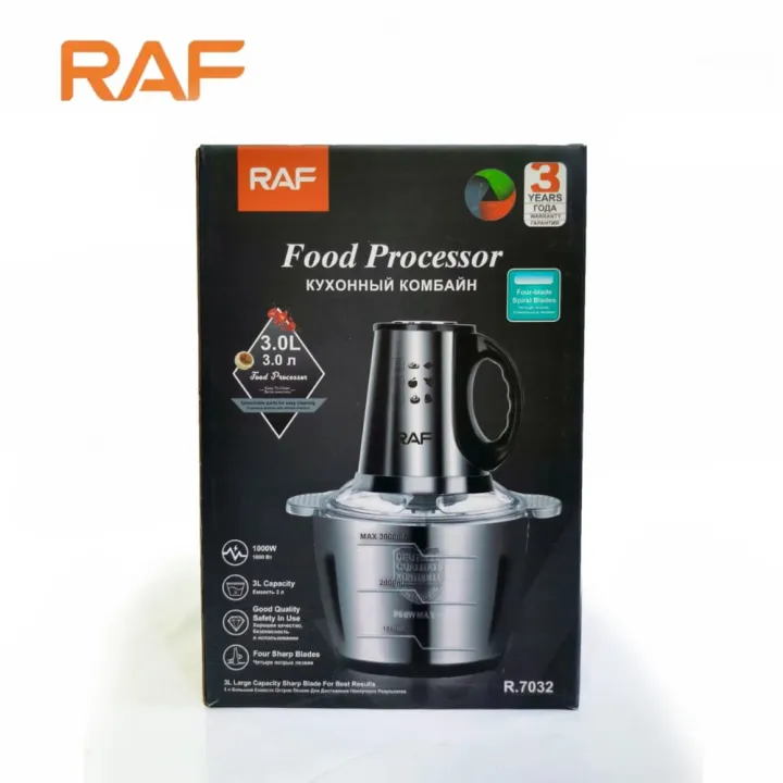 RAF Electric Meat & Vegetable Chopper Grinder – 1000W Power – Model R ...