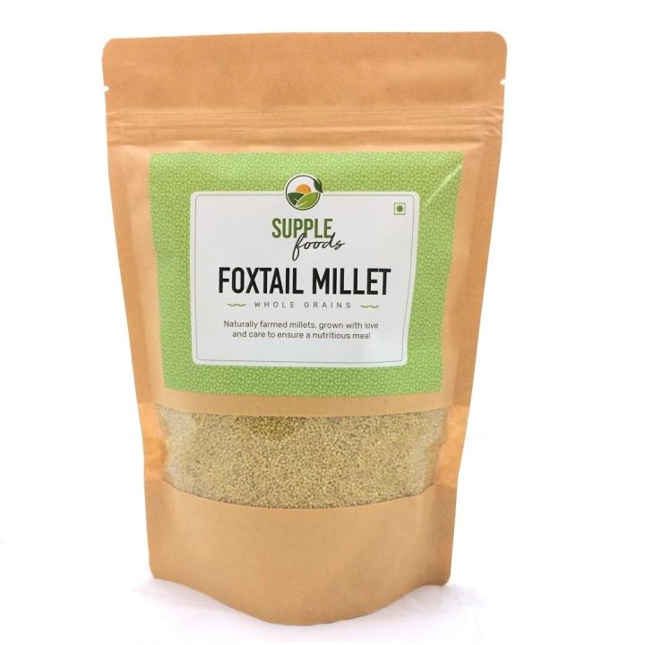 SUPPLE Foods Foxtail Millets Grain 1kg- Kangni Millets Whole Grains ...