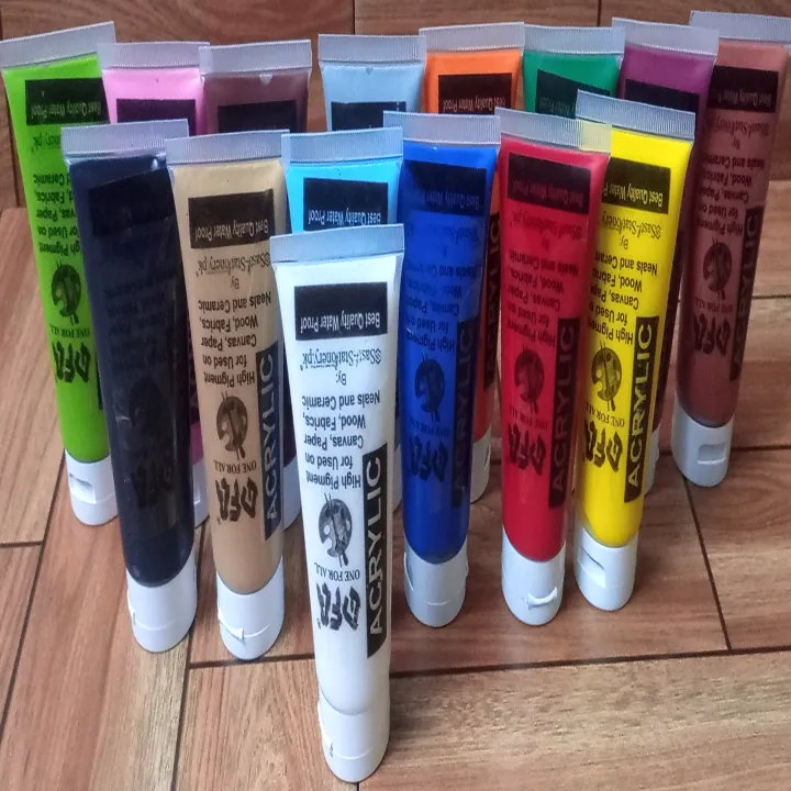 Acrylic Color Paints 75 ml Tube Multi Color Set Art # TLJ-AC Tube ...