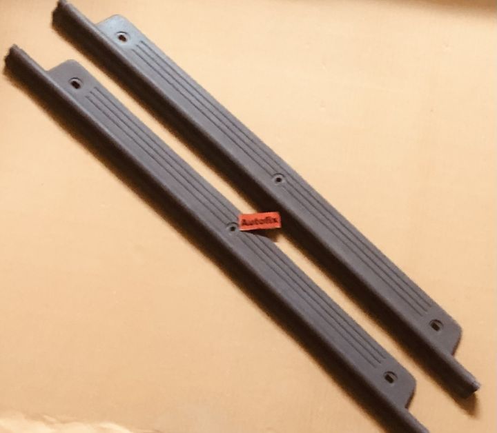 Suzuki Cultus interior front door sill plastic Covers Grey 02 PCS ...